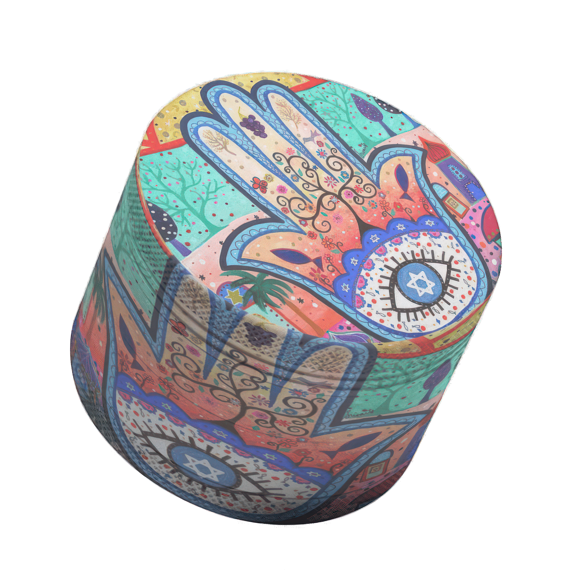 Hamsa Colorful Grinder 50mm | Vibrant 4-Layer Grinder